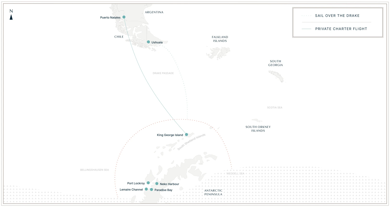 Antarctic Micro Fly Cruise: Sail One Way - Antarctica Travels ...